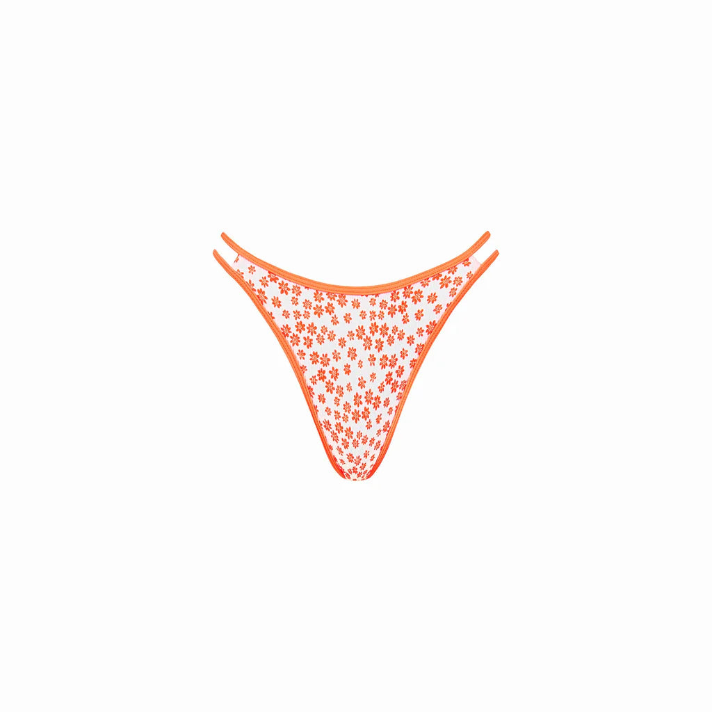 Orange Fantasy - Twin Strap Cheeky Bikini Bottom – A Diamond in the North